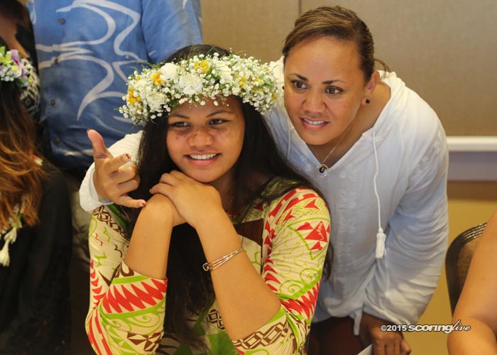 Malufau fulfills wishes of her late father at NLI signing - ScoringLive