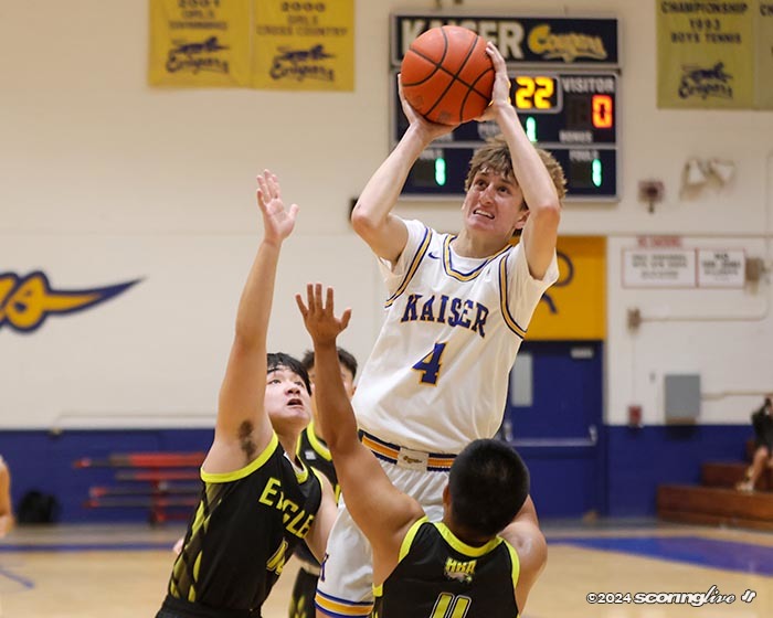 Preseason Boys Basketball: Kaiser vs. Hawaii Baptist, Wed, Nov 20, 2024 ...